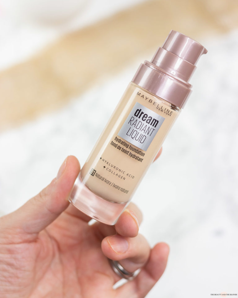 Maybelline Dream Radiant Liquid Foundation - The Beauty and the Blonde